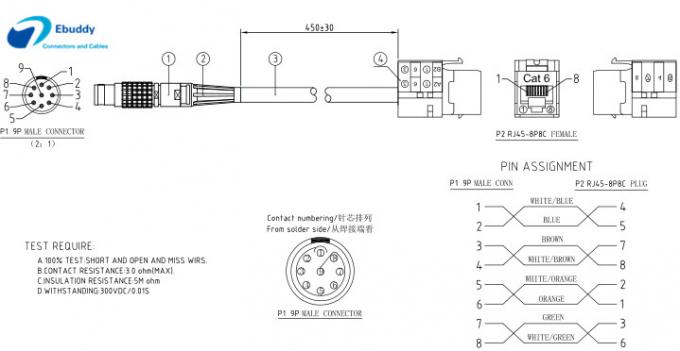 Cigarette Lighter Style Custom Power Cables With XLR / BNC Powertap ...