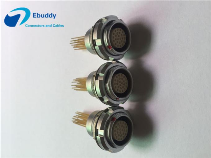 Multi Pin 2B 26pin PCB Printed Circuit Board Connector With Lemo Push ...