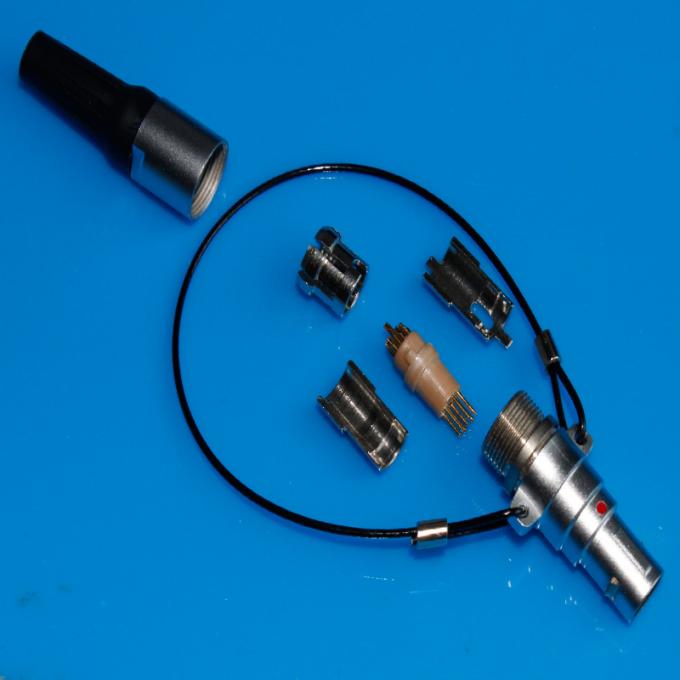 Lanyard Circular Cable Connectors , Lemo Compatible FNG 0B 1B 2B 2 Pin ...