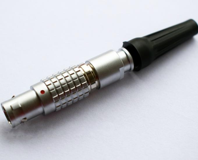 Lemo Plug 4 pins connector metal circular male adpator cross LEMO 0B ...