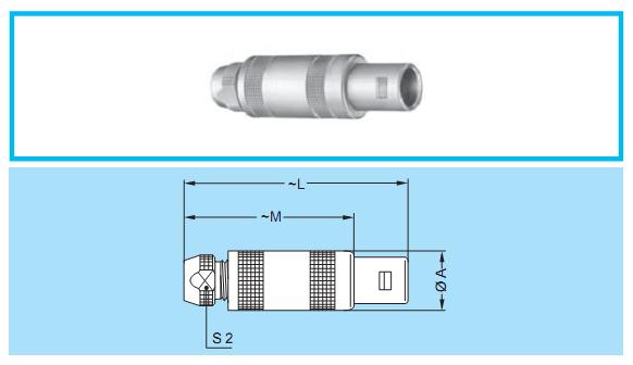 FFA.2S.301.CLAD72Z Push-Pull Connector | Lemo Style | Waterproof