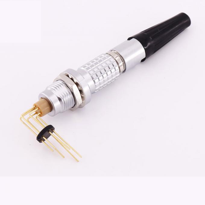 19pin Elbow Contact Female Lemo B Series Connectors for Pcb Install ECG ...