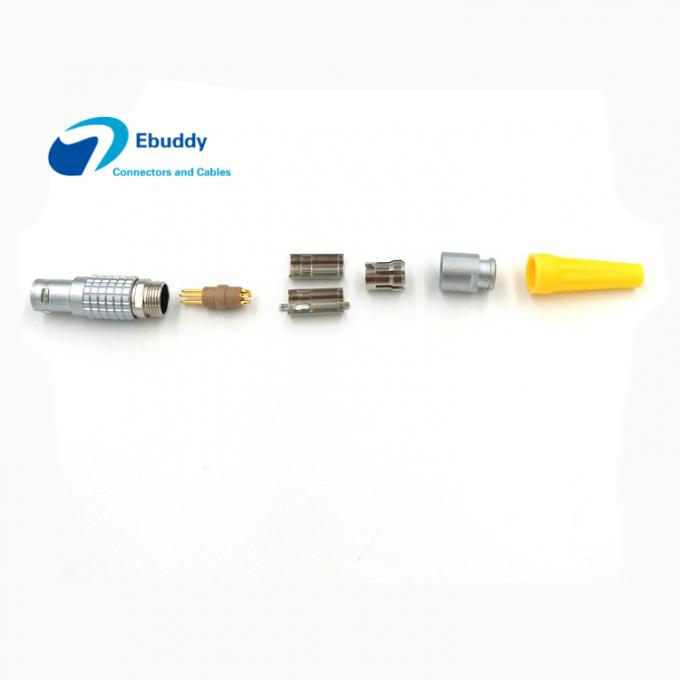 Lemo / ODU Multi Pole Connectors 01 Size striaght male connector FGG.0B ...