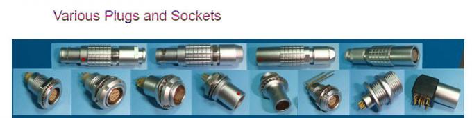 4pin Lemo Push Pull Connector Mini 00B Series for Power