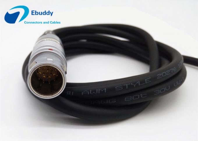 14pin Lemo FGG to EGG Custom Cable, Male to Female 15cm
