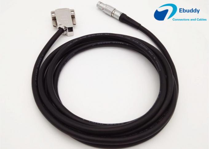 Lemo 8pin to DB9 Custom Power Cables Lemo FGG.1B.308 male cable for ...