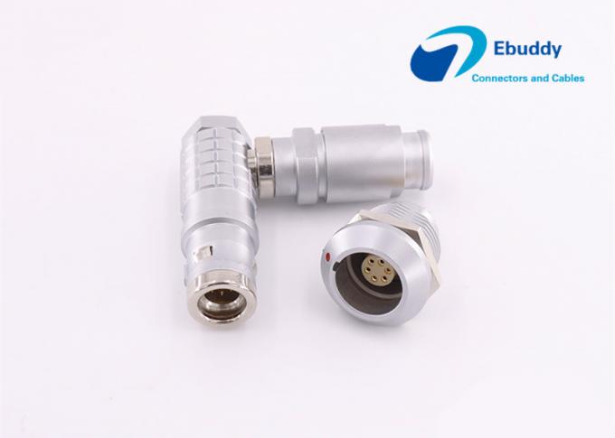 Lemo Fiber Optic Connectors K Series FHG Right Angle 6 Pin Elbow Plug ...