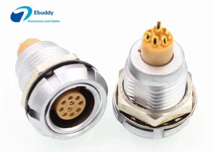 Lemo ECG 1B 8-Pin Female Socket Connector for Rear Panel