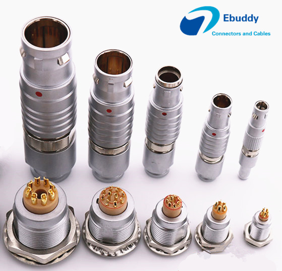 Lemo B Series Alternative Connectors 2-32 Pins for Cable Assembly