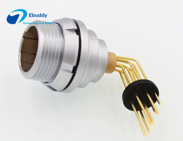 PCB board socket Lemo K Series 1K 8pin panel mount connectors EEG.1K ...