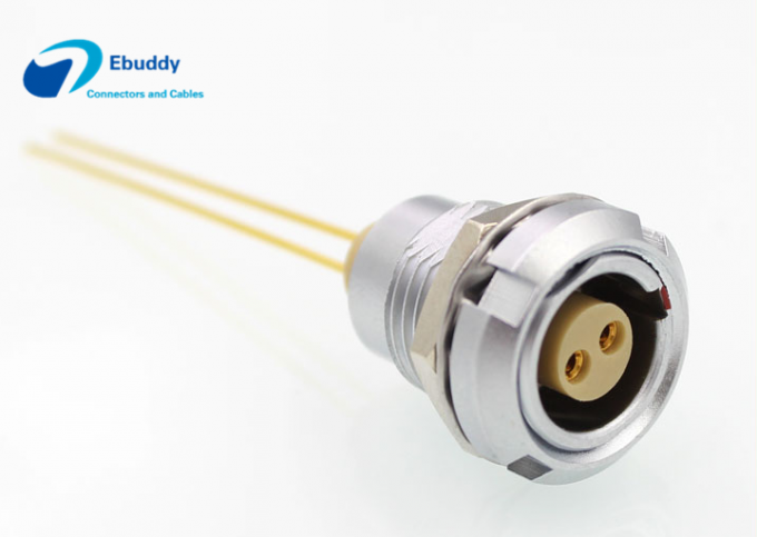 2 pin Lemo B series connectors ECG 0B 2B 3B straight long pin PCB board ...