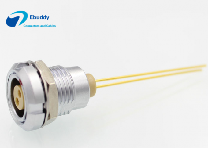 2 pin Lemo B series connectors ECG 0B 2B 3B straight long pin PCB board ...