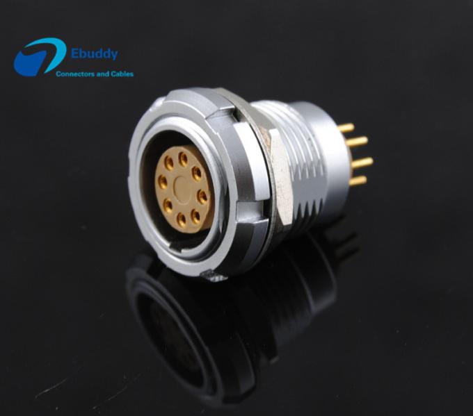 Solder Contact Lemo B Series Connectors 0B 1B 2B 8 Pin Fixed ECG Solder ...