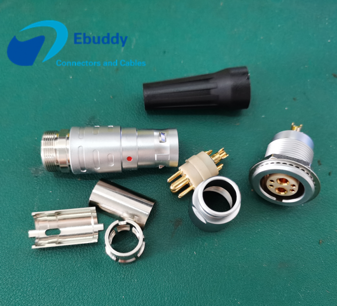 PPS FGG EGG 3B Size Electrical Fluid Connector Hybrid Mixed