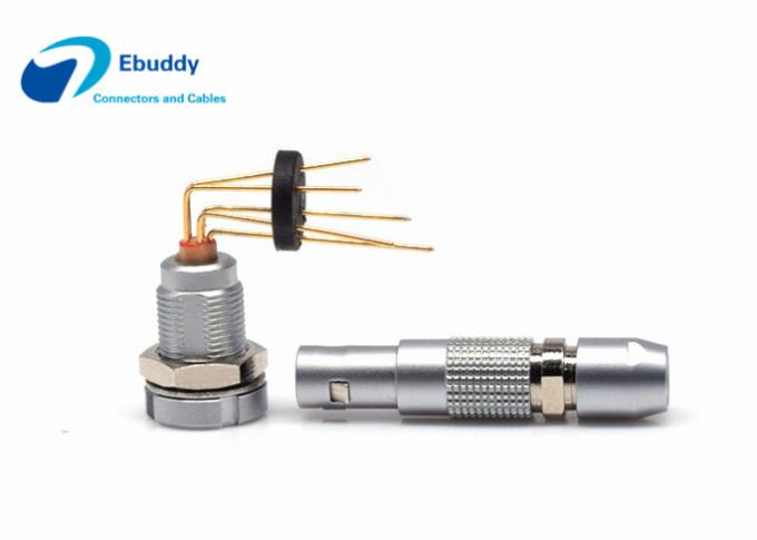 M7 PCB Female Socket Lemo 00B ECG Right Angle Pins For Printed Circuit ...