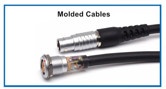 4pin Lemo Cable Connector Elbow Male Push Pull Circular Connector