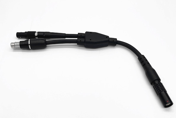 Custom Night Vision Cable Lemo 4pin Male To Fischer 4pin Male Cable