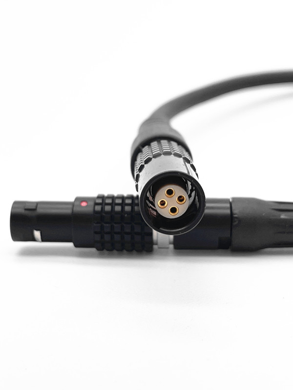 Custom Night Vision Cable Lemo 4pin Male To Fischer 4pin Male Cable