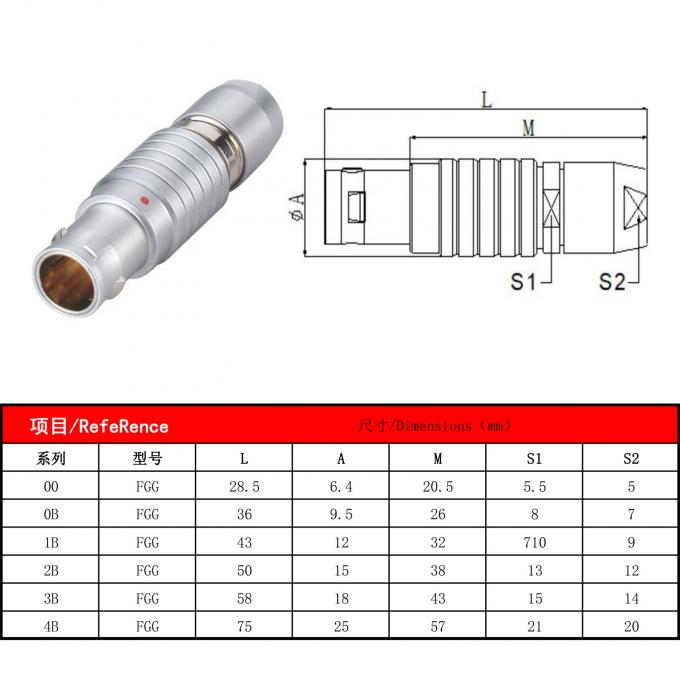 Lemo FGG.1B.304 to USB Cable 1m 2m 3m 4m Custom Length OEM Data Cable