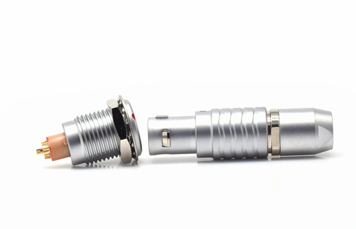 10pin Lemo FGG/EGG Connector - IP65 Metal Push-Pull Socket