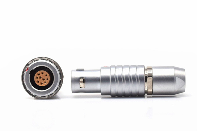 10pin FGG EGG Lemo Cable Connector Push Pull Metal IP65 Receptacle And ...
