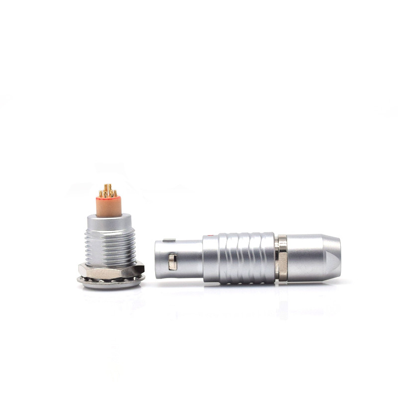 10pin FGG EGG Lemo Cable Connector Push Pull Metal IP65 Receptacle And ...
