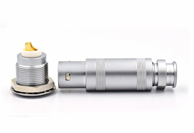 Lemo 3S M18 Connector FFA Coaxial 50 Ohm Male And Female Connectors FFA ...