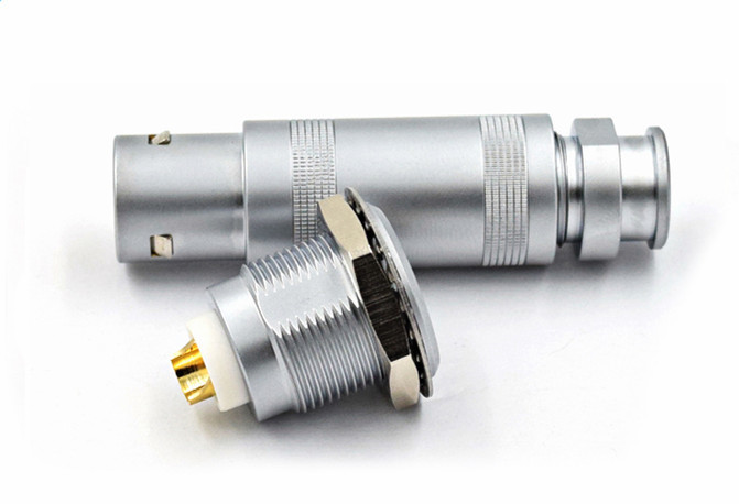 Lemo 3S M18 Connector FFA Coaxial 50 Ohm Male And Female Connectors FFA ...