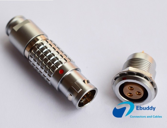 Lemo 3 Pins Metal Circular Push Pull Connector Cable Lemo B Series FGG ...