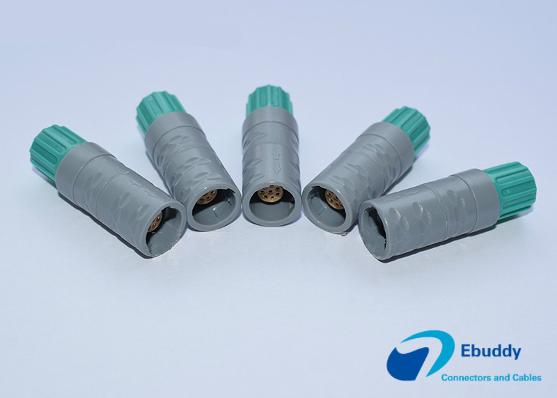 2 To 14 Pins Self Locking Lemo Compatible Connector Cross Lemo PAG Plug ...