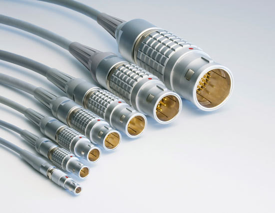 Metal Lemo B Series Connectors - Waterproof FGG 1B.302-306 Pin