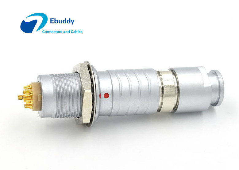 Lemo Circular Push Pull Cable Connector 10 Pin FGG EGG 2B Size Plug And ...