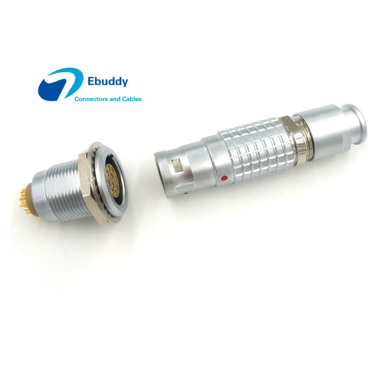 Low Voltage 2B Connector Male And Female 10 Pin Lemo Connector FGG EGG