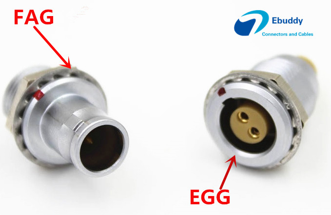 14 Pin Push Pull Circular Connector - Lemo Alternative Male Plug