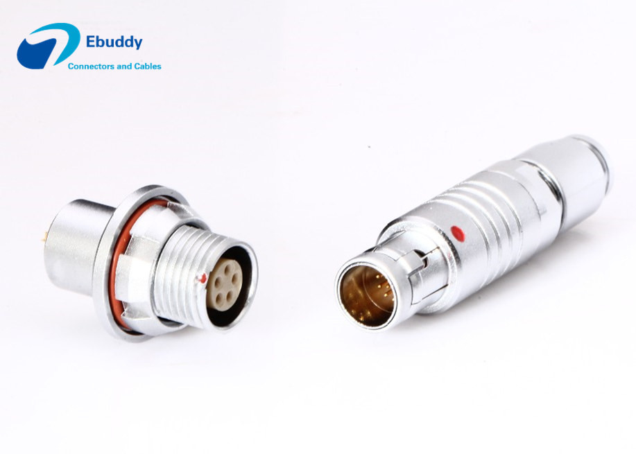 Circular Push Pull Connectors Lemo B Series Connectors CNC Turning ...