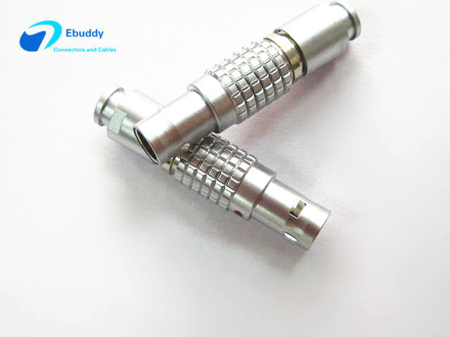 Lemo Compatible Connector FGG 1b Size 2 Pin Male Plug FGG.1B.302