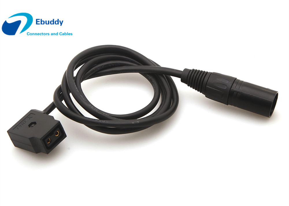 D-TAP Female to XLR 4 Pin Male Camera Connection Cable for BMCC POWER ...