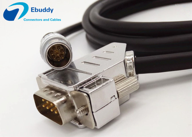 Lemo 8pin to DB9 Power Cable for Topcon Total Station