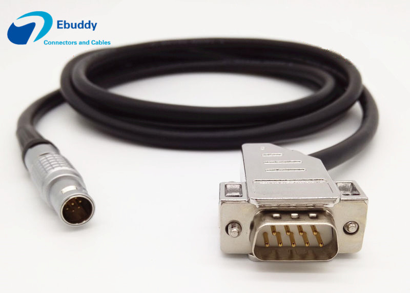 Lemo 8pin to DB9 Custom Power Cables Lemo FGG.1B.308 male cable for ...