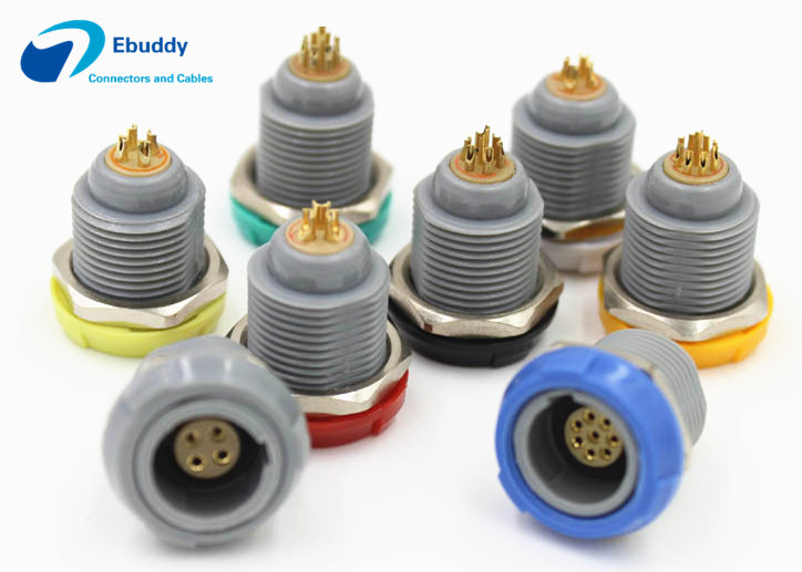 Lemo plastic circular Connector Redel PAG PKG 2-14pin medical male and ...