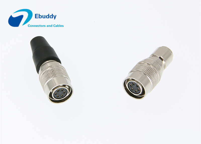 6pin Female Plug CCD Camera Power Cable Connector HR10A-7P-6S