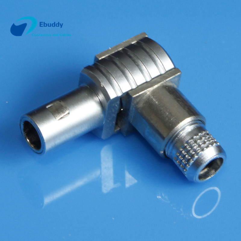 Lemo 00 S Series Connector FLA 00S Right Angle Coaxial Elbow Male Plug ...