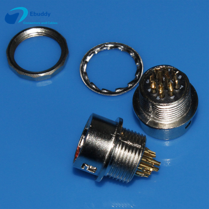 10 pin Circular Connectors M11 10 pin female socket HR10A-10R-10S