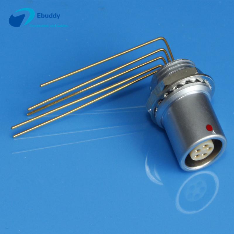 Lemo EHG inside assemblied panel mount socket Elbow pins 5 pin ...