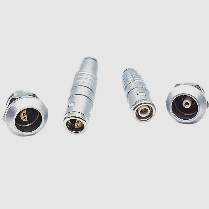 Lemo S Series Coaxial Connector - Push-Pull Self-Lock 2-8 Pins