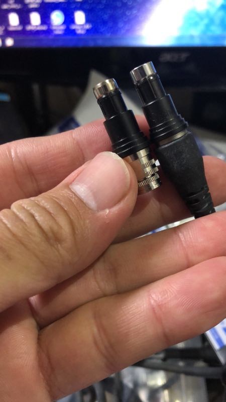 SS Body Equivalent Cable Connector 102 103 7 Pin Fischer Connector With ...