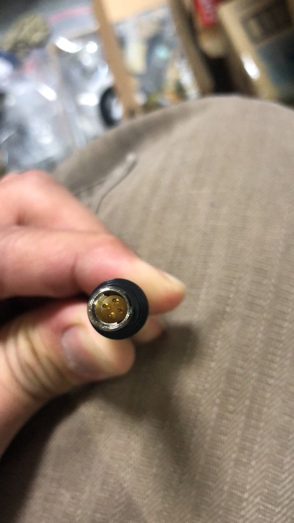 SS Body Equivalent Cable Connector 102 103 7 Pin Fischer Connector With ...