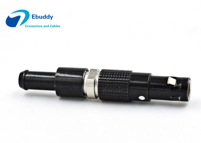 Black Chormed Lemo 00B M7 4pin Metal Connectors FGG.00.304/EGG.00.304