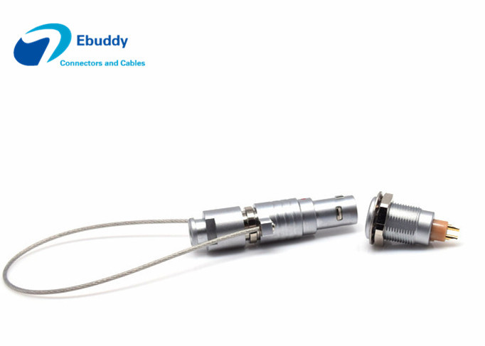 Male Lemo B Series Connectors 2pin 3pin 4pin 5pin 7pin 9pin With Lanyard