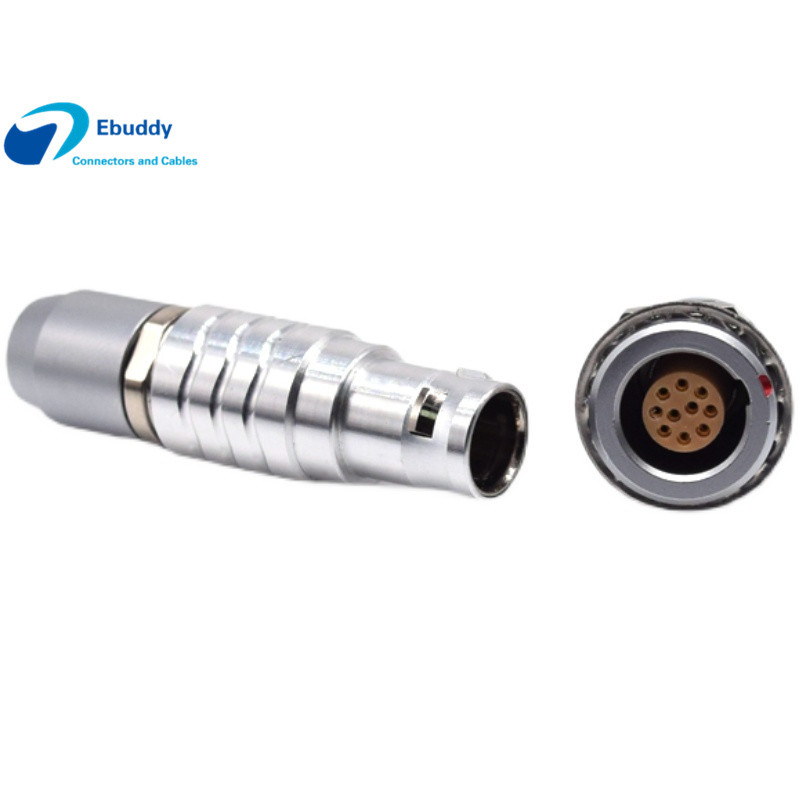 10pin Male And Female Lemo Cable Connector FGG.1B.310 / EGG.1B.310